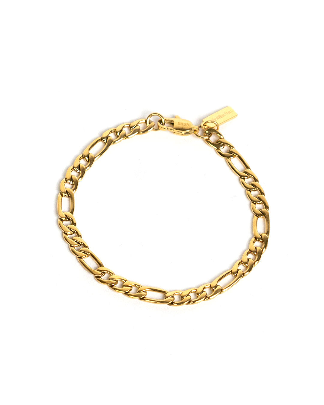 Figaro Armband 5mm Gold
