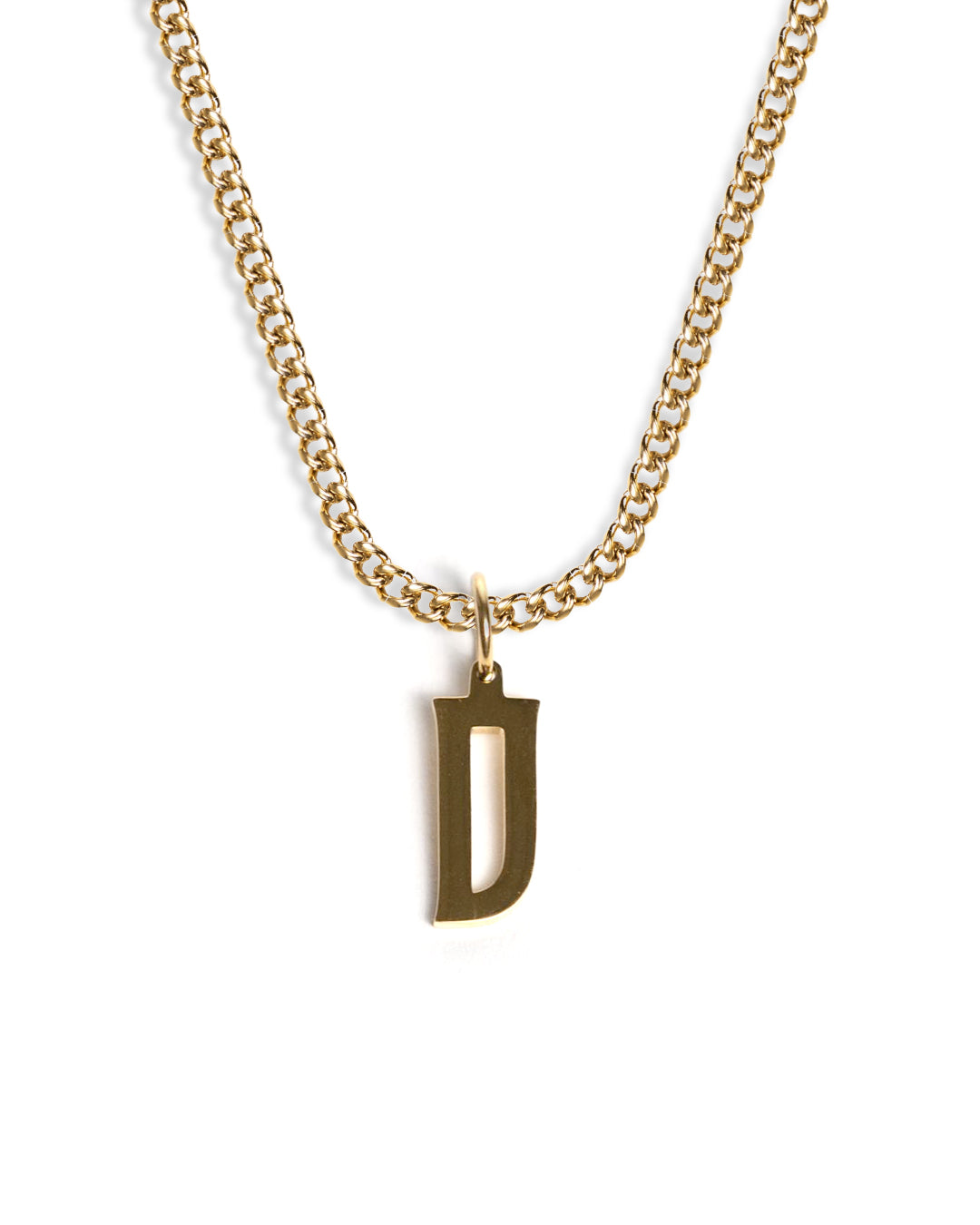 Initial D Necklace (Gold) – UNSHINEBAR