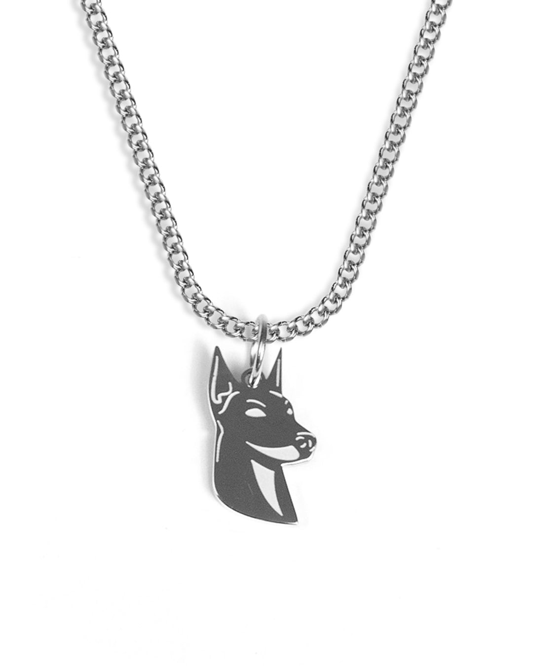 Doberman Necklace (Silver) – Unshinebar
